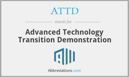 What does ATTD stand for?