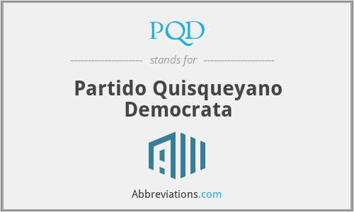 What does PQD stand for?