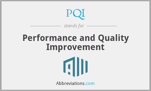 What does PQI stand for?