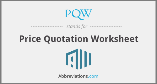 What does PQW stand for?