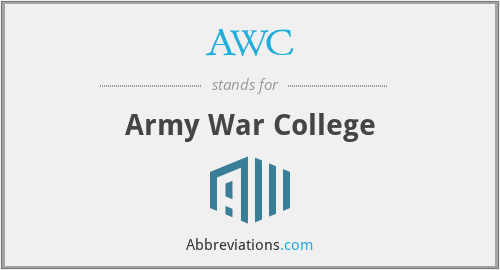 What does AWC stand for?