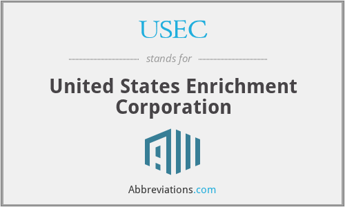 What does USEC stand for?