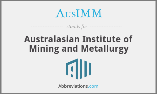 What does AUSIMM stand for?