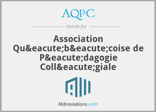 What does AQPC stand for?