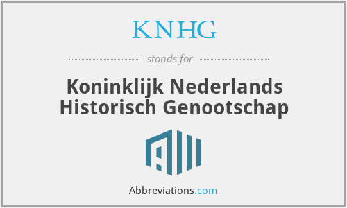What does KNHG stand for?