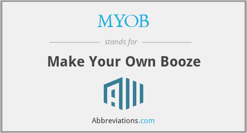 What does MYOB stand for?