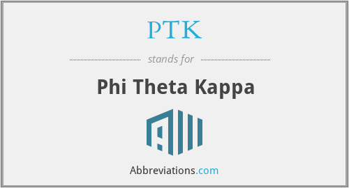 What does PTK stand for?