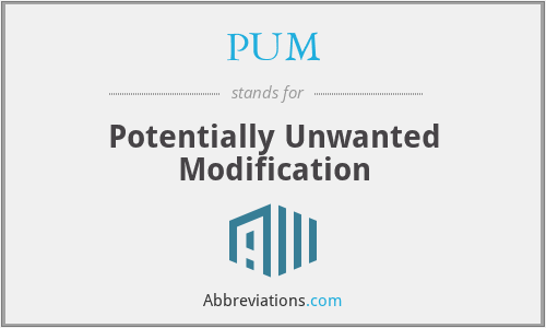 What does PUM stand for?