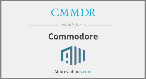 What is the abbreviation for commodore?
