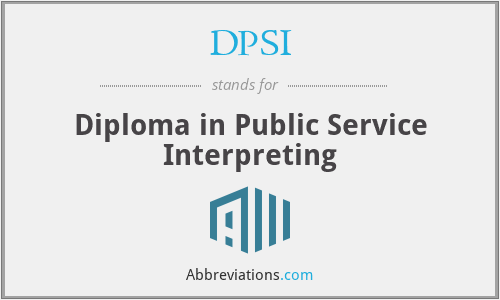 What does DPSI stand for?