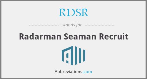 What does RDSR stand for?