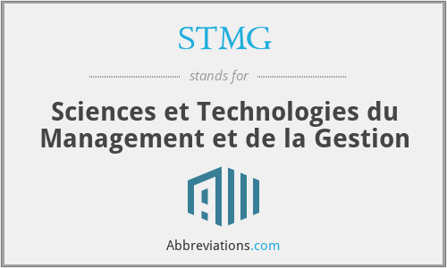 What does STMG stand for?