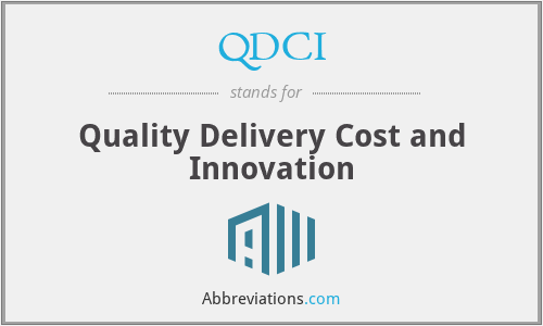 What does QDCI stand for?