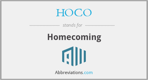 What does HOCO stand for?