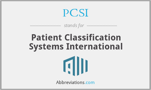 What does PCSI stand for?