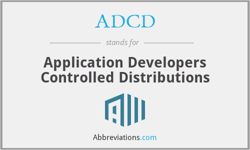 What does ADCD stand for?