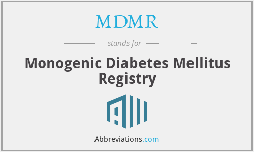 What does MDMR stand for?