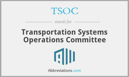What does TSOC stand for?