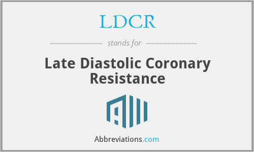 What does LDCR stand for?