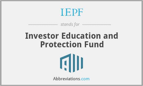 What does IEPF stand for?