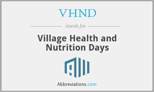 What does VHND stand for?