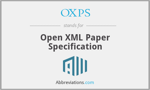 What does OXPS stand for?