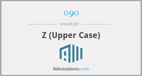 What does 090 stand for?