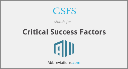 What does CSFS stand for?