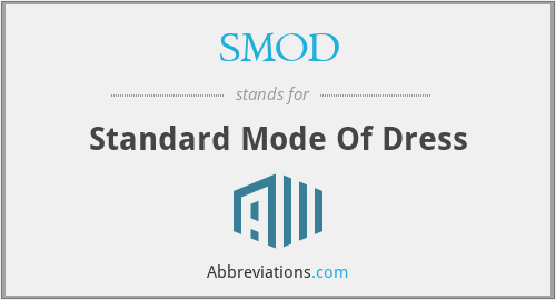 What does SMOD stand for?