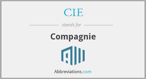 What does CIE stand for?