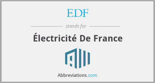 What does EDF stand for?