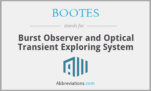 What does BOOTES stand for?