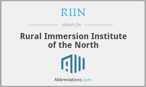 What does RIIN stand for?