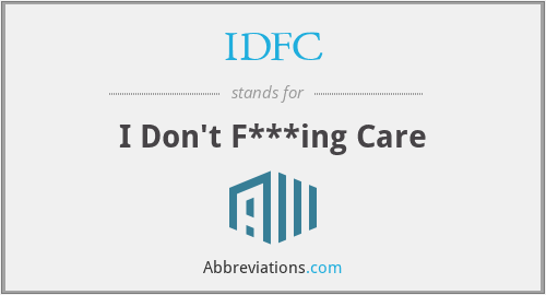 What does IDFC stand for?