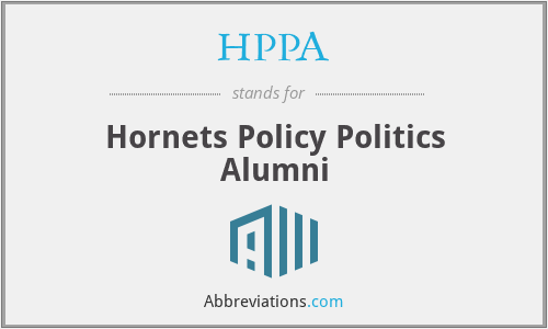 What does HPPA stand for?