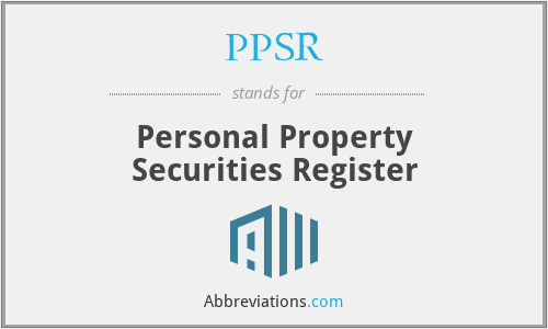 What does PPSR stand for?