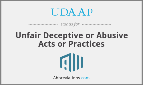 What does UDAAP stand for?