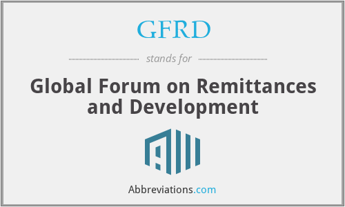 What does GFRD stand for?