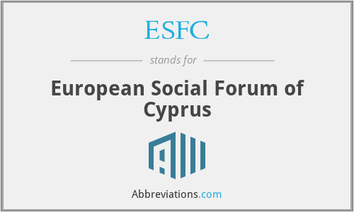 What does ESFC stand for?