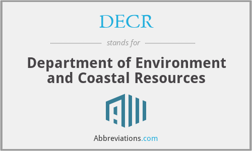 What does DECR stand for?