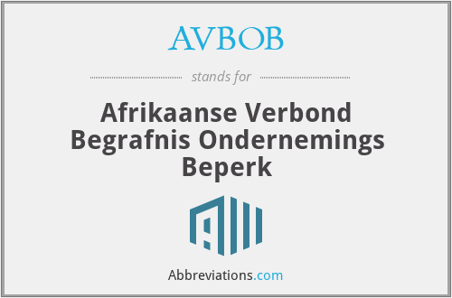What does AVBOB stand for?
