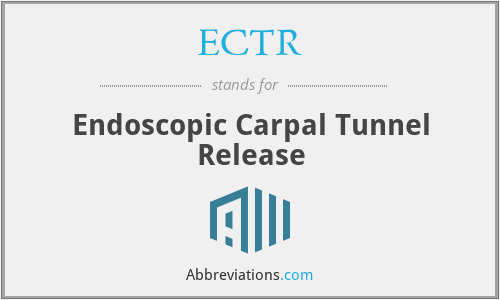 What does ECTR stand for?