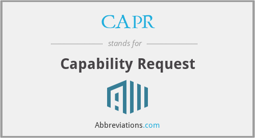 What does CAPR stand for?