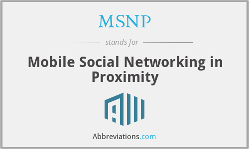 What does MSNP stand for?