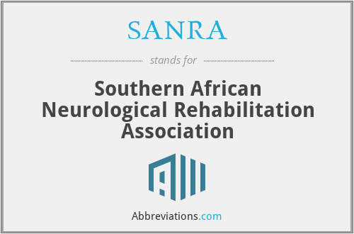 What does SANRA stand for?