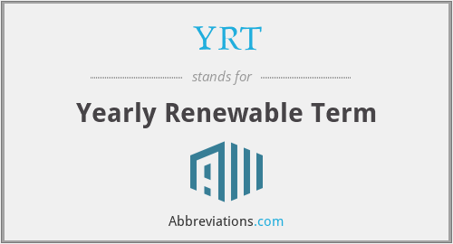 What does YRT stand for?