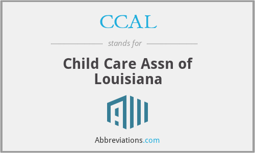 What does CCAL stand for?