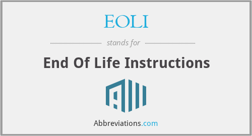 What does EOLI stand for?