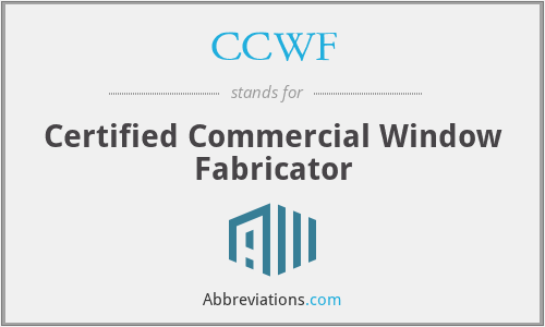 What does CCWF stand for?