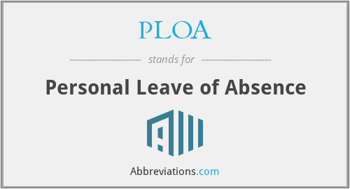 What does PLOA stand for?